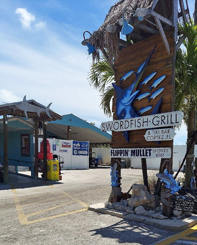When your restaurant sign features a leaping swordfish, you're making a bold promise about your seafood game. Thankfully, this Cortez spot delivers!