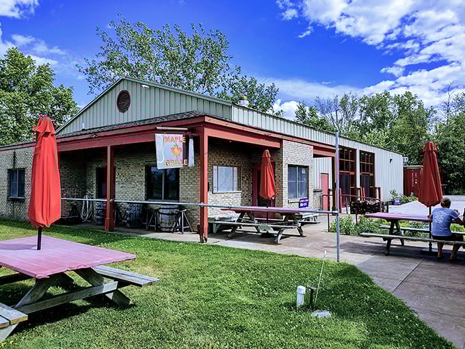 Hidden in Hemlock, this unassuming spot serves up steaks that rival any big-city competition.