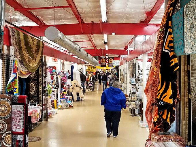 Colorful banners and nautical decorations transform ordinary shopping into a swashbuckling adventure for the whole family.