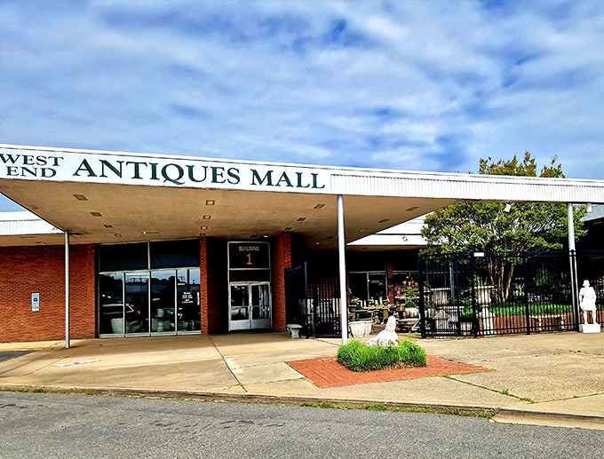 Clean lines and brick – this isn't your dusty, cluttered antique shop. Richmond's finest keep it classy.