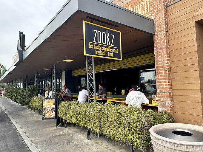 Brick and mortar reliability meets breakfast sandwich excellence - some traditions never go out of style.