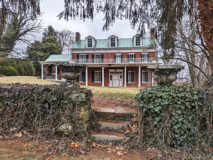 This historic brick mansion has witnessed centuries of Abingdon history, standing proudly as a testament to the town's architectural heritage.