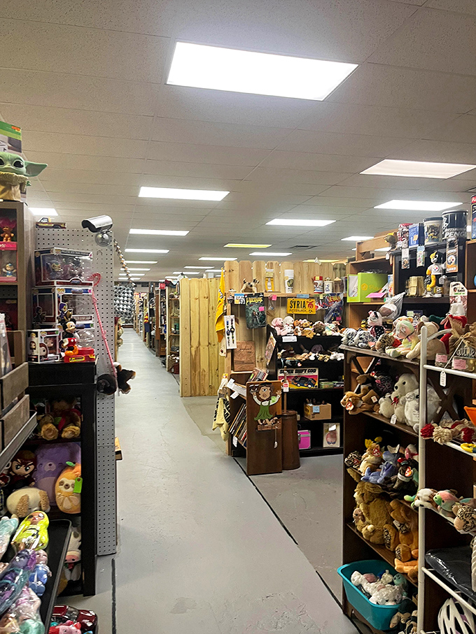 The collector's paradise stretches on like a dream sequence in a vintage-lover's fantasy &ndash; organized chaos at its most tempting.