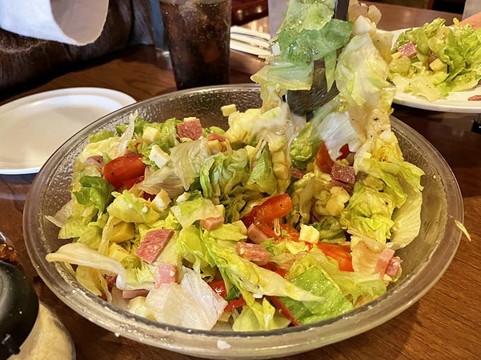 This antipasto salad isn't just a prelude to pizza&mdash;it's a crunchy, colorful reminder that vegetables can hang with the big boys.