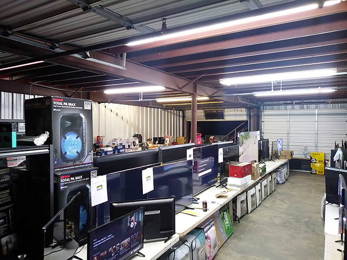 The electronics section – where yesterday's cutting-edge technology finds new appreciation among collectors and practical-minded tinkerers alike.