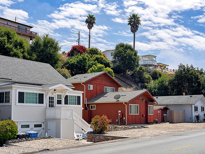 The homes of Avila Beach showcase California coastal living in technicolor &ndash; where even the architecture seems more relaxed than in the big city.