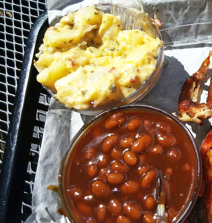 Creamy potato salad and saucy baked beans&mdash;the supporting actors that deserve their own Oscar. These sides aren't afterthoughts; they're essential co-stars.