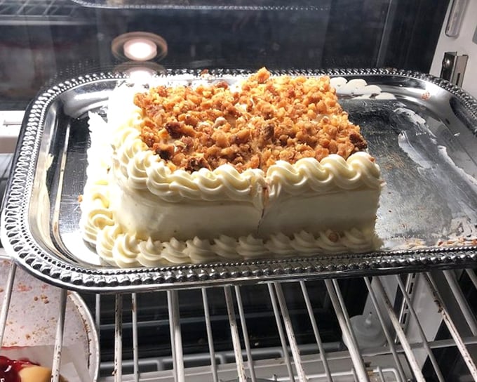 A cake so impressive it could double as a centerpiece at your cousin's wedding reception.