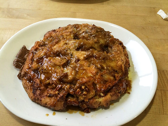 This banana nut pancake isn't just breakfast&mdash;it's dessert with permission to eat it at 8 AM. Sweet, sticky, and absolutely worth the sugar rush.