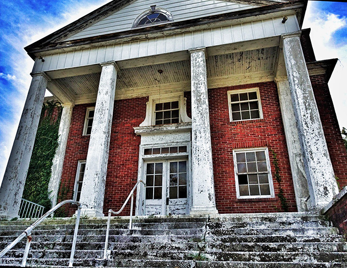 This stately brick church with weathered columns tells Crisfield's story&mdash;a place where history stands proudly, if a bit tilted by time and coastal weather.