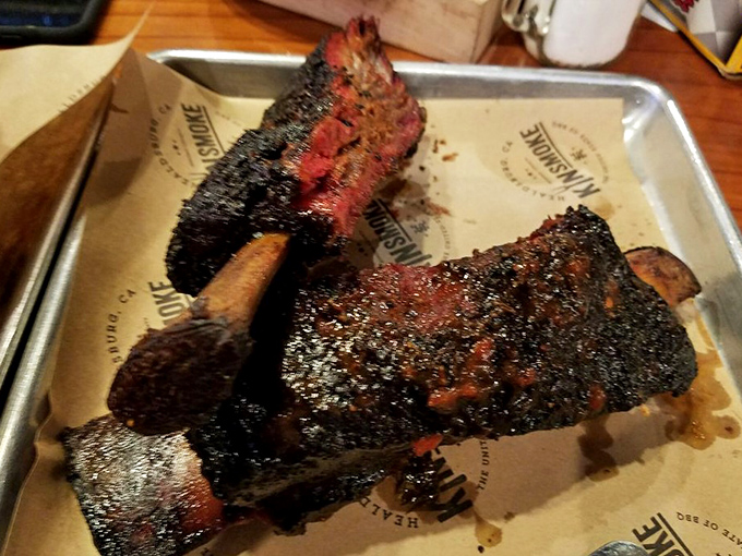 These beef ribs have the kind of bark that doesn't just announce itself &ndash; it delivers a TED talk on the art of smoking meat.