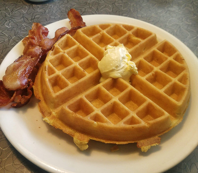 This waffle doesn't need a passport to be internationally renowned&mdash;golden, crisp, with butter melting into each perfect square like a warm Arizona sunrise.