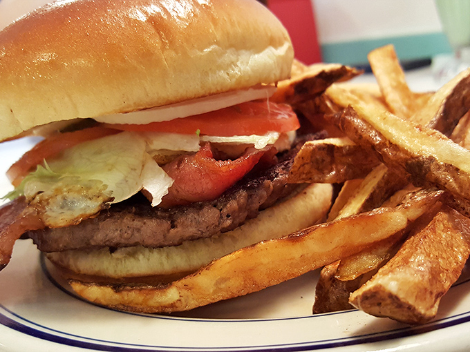 The burger that launched a thousand cravings&mdash;fresh toppings, perfectly charred patty, and those golden fries that somehow taste like childhood summers.