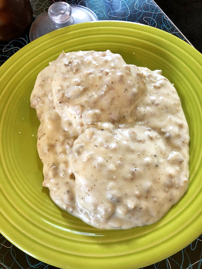 Biscuits and gravy so creamy and pepper-flecked it could make your Southern grandmother weep with joy&mdash;or jealousy.