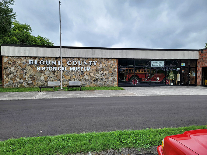 The Blount County Historical Museum houses treasures of yesterday, including this vintage fire truck that still makes grown adults want to sound the siren.