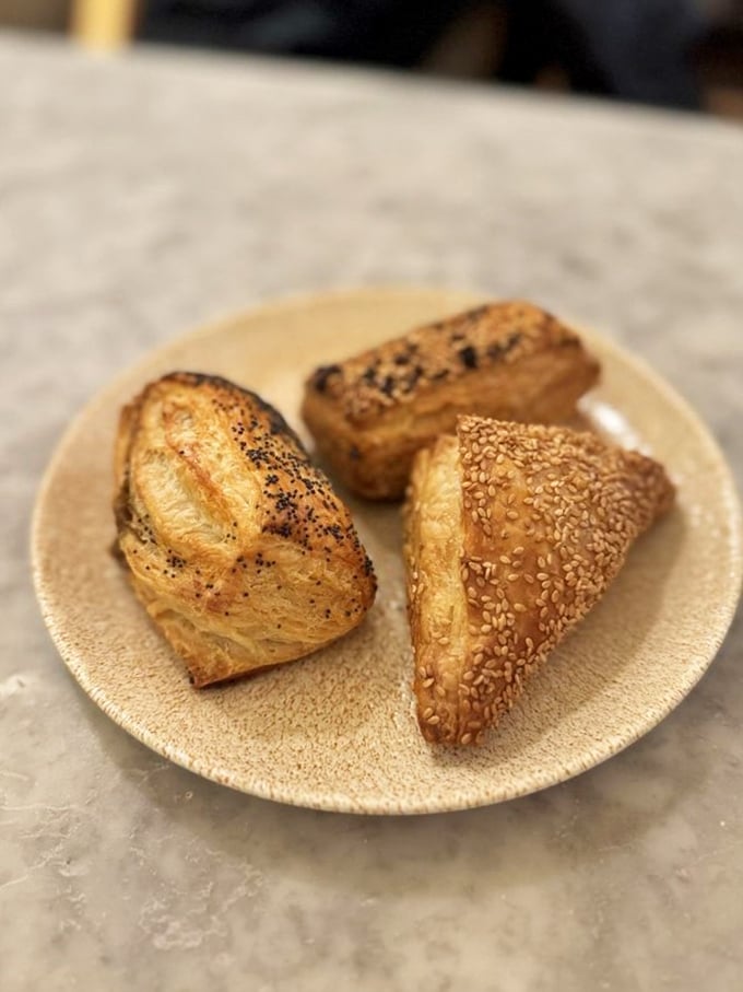 These golden borekasim pastries are what happens when flaky dough meets savory fillings&mdash;a handheld delight that's been perfected over generations of baking tradition.