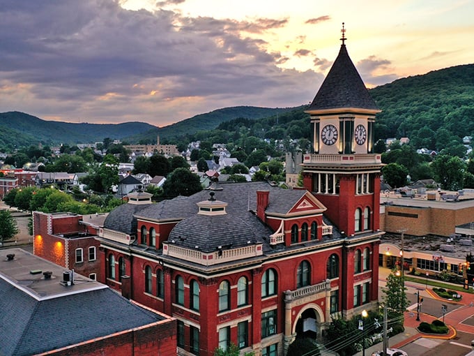 The stunning red brick city hall with its clock tower stands as Bradford's architectural crown jewel&mdash;keeping both time and tradition.
