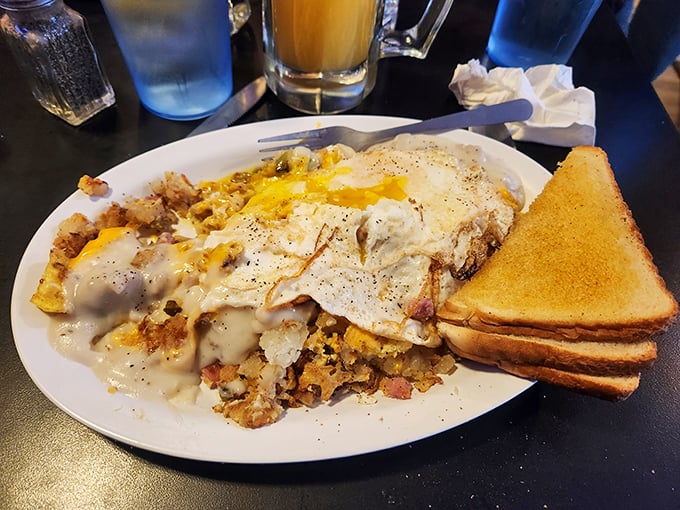 Hash browns and eggs done right &ndash; because breakfast shouldn't require a mortgage payment.