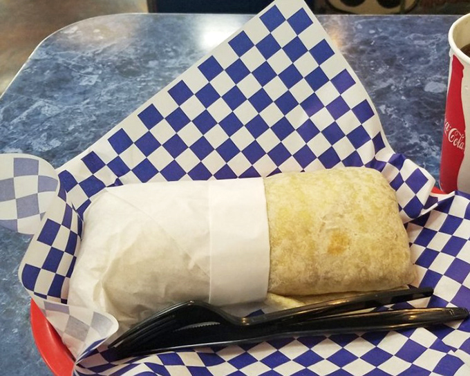This breakfast burrito doesn't just start your day—it launches it into orbit with a perfect balance of eggs, cheese, and satisfaction wrapped in a warm tortilla.