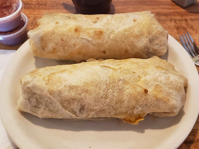 These breakfast burritos aren't messing around&mdash;flour tortillas packed tight with morning goodness that could fuel you through a marathon or a Netflix binge.