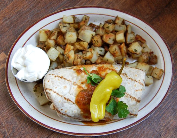 Not all burritos are created equal. This griddled masterpiece with its golden-brown exterior is the breakfast superhero you deserve.