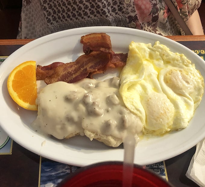 Sunny-side eggs, crispy bacon, and gravy-smothered biscuits&mdash;the breakfast trinity that's converted more morning skeptics than Sunday sermons.