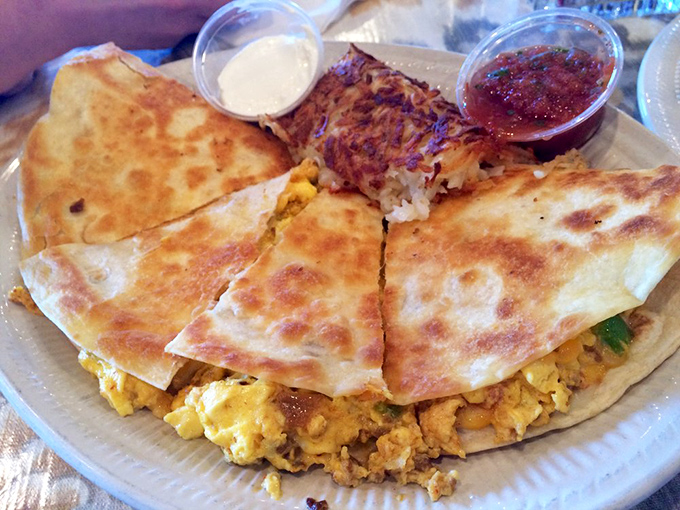 Breakfast quesadillas: where morning meets Mexico in a crispy, cheesy package that makes you wonder why you ever settled for cereal.