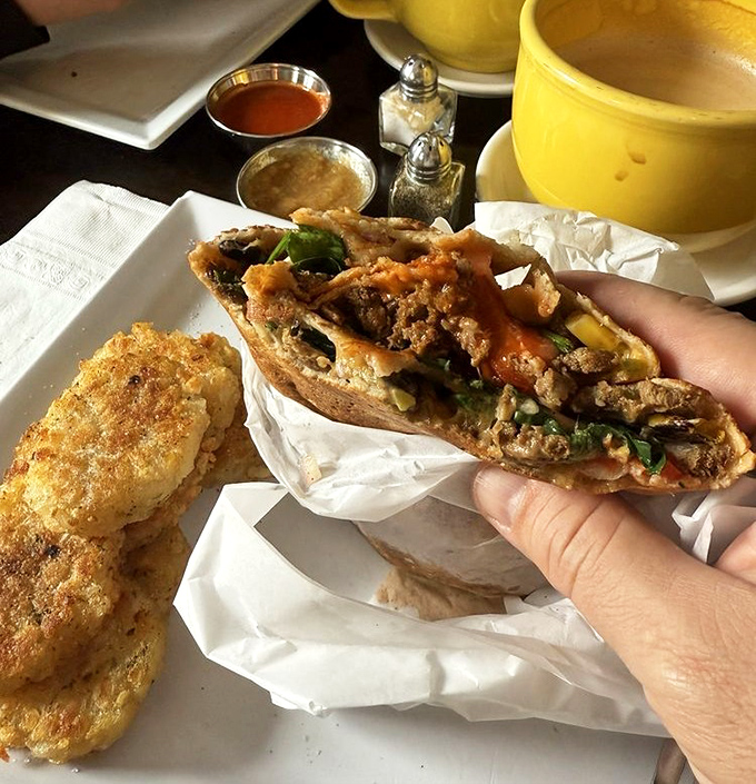 Breakfast rebellion at its finest&mdash;who needs a plate when you have a crepe? This protein-packed pocket transforms morning fuel into culinary art.