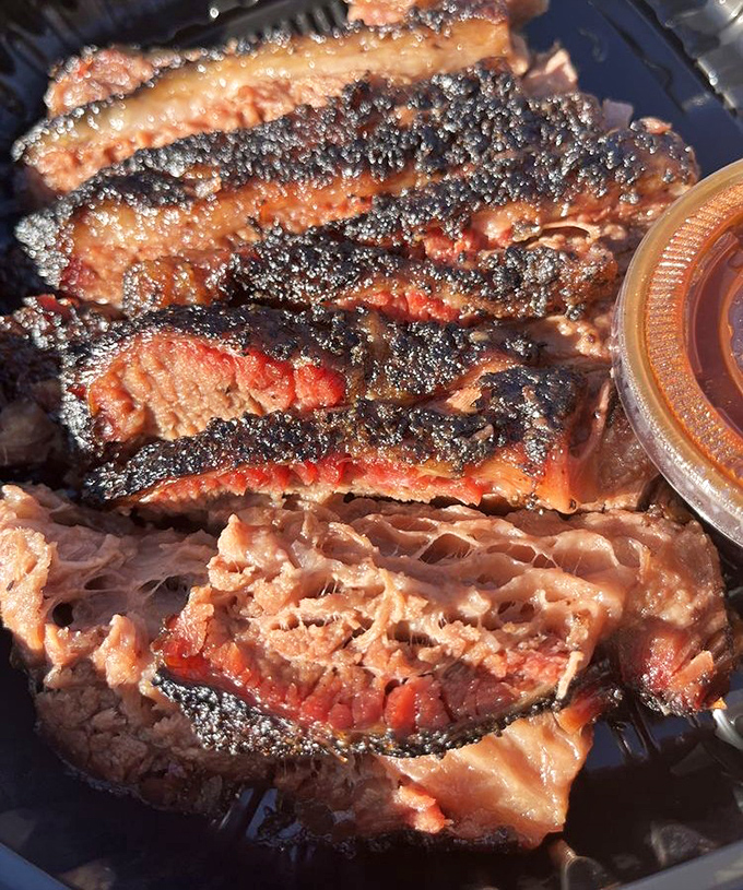 Brisket so perfectly smoked it makes Texans nervous. That bark, that smoke ring, that tenderness&mdash;it's the holy trinity of barbecue achievement.