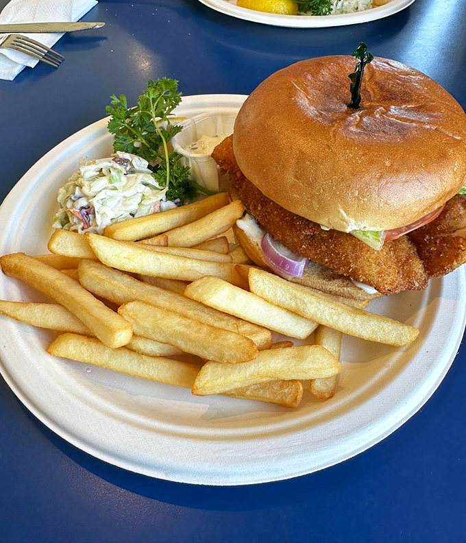 A burger that went to finishing school&mdash;crispy, refined, and ready to make your taste buds swoon.