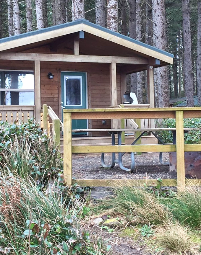 Rustic luxury in the pines. These cabins offer the perfect compromise for outdoorsy folks who still appreciate a solid roof.
