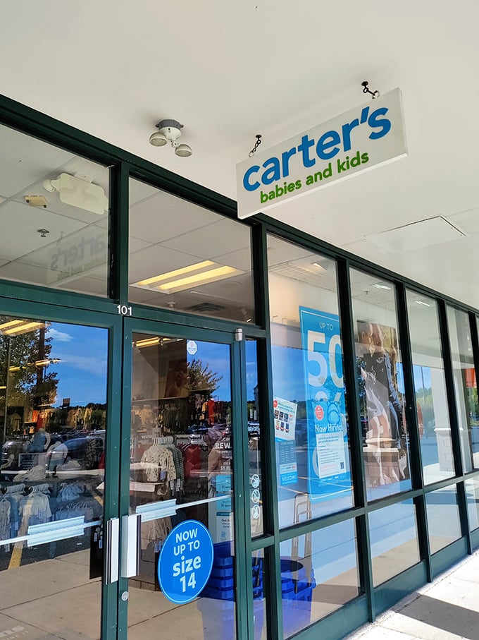 Carter's offers tiny fashion at tiny prices. Because kids outgrow clothes faster than you can say "I just bought that last week!"