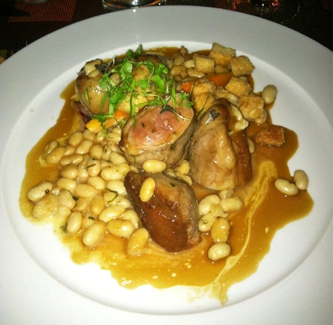 This cassoulet doesn't just warm your stomach&mdash;it hugs your soul. Beans and meat in perfect harmony, like Sinatra and a good microphone. 