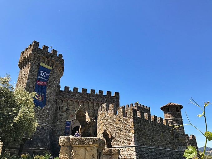 Medieval meets Napa at Castello di Amorosa, where you half expect to see knights jousting for the last glass of Cabernet.