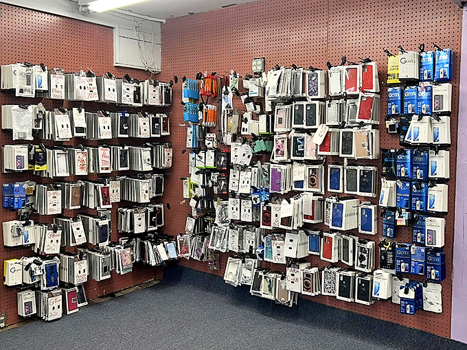 Phone cases and accessories prove that even our modern gadgets deserve a touch of flea market personality.