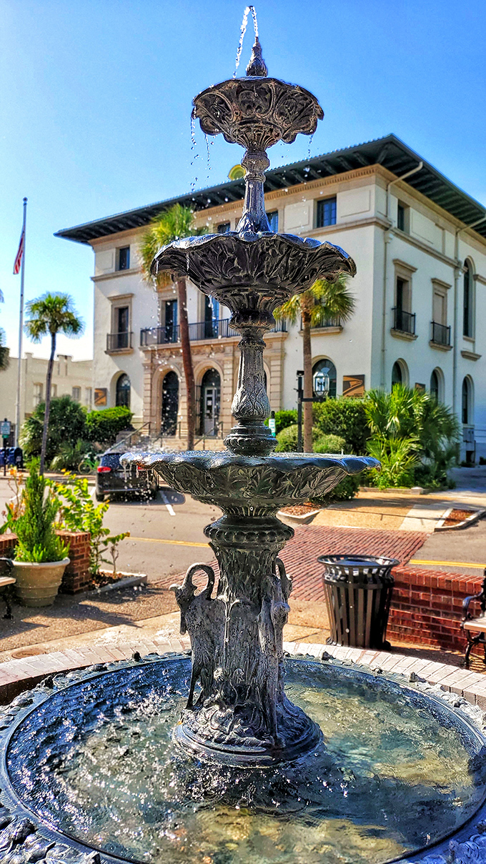 This ornate fountain isn't just decorative&mdash;it's the town's unofficial meeting spot where "I'll see you at the fountain" has been uttered for generations.
