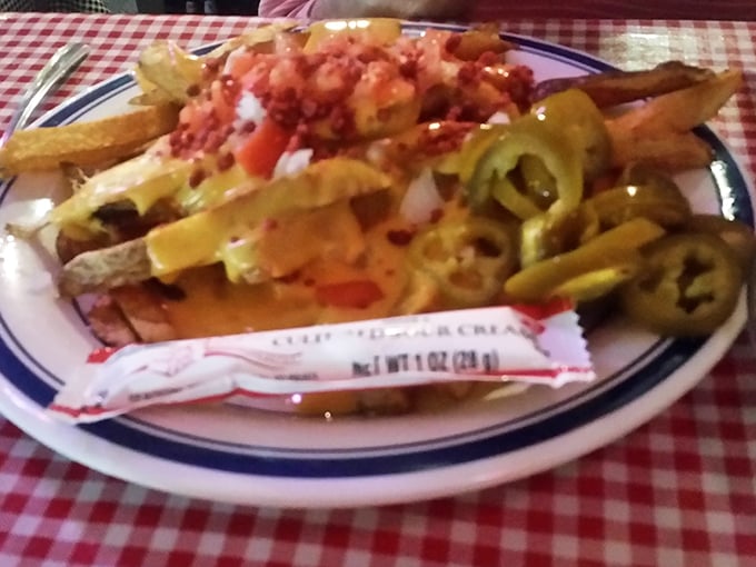 When regular fries won't do, these loaded beauties step in with jalape&ntilde;os and cheese. Diet food? Absolutely not. Worth it? Every delicious calorie.