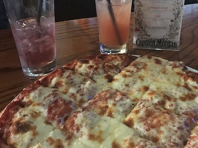 Cheese pizza simplicity that would make even New Yorkers nod in approval. Sometimes the absence of distraction is the purest form of flavor.