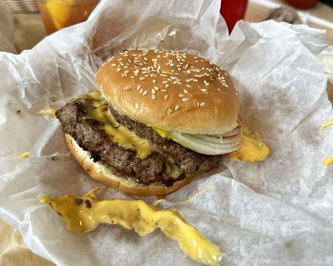 When cheese cascades down the sides of a perfectly cooked patty, it's not just a burger&mdash;it's performance art.