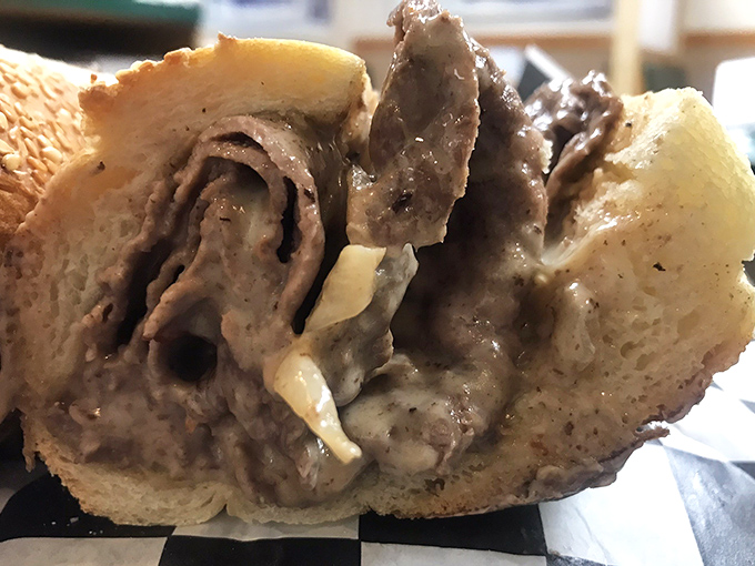 This cheesesteak isn't just a sandwich, it's Philadelphia's greatest contribution to humanity, relocated to Delaware for your convenience.