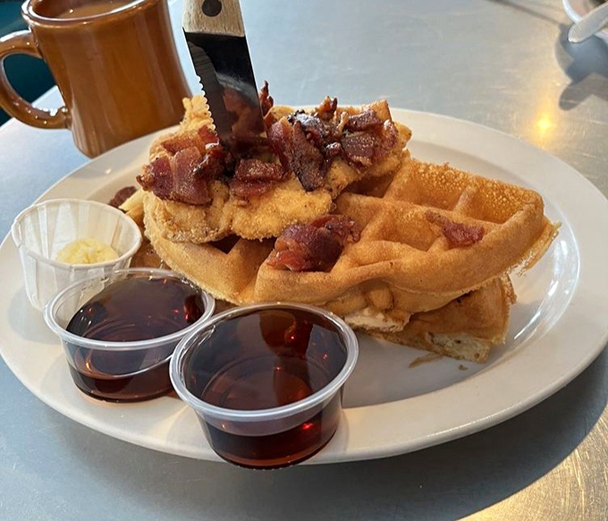 When chicken meets waffle, magic happens &ndash; it's like Fred Astaire and Ginger Rogers, but crispier and with syrup.
