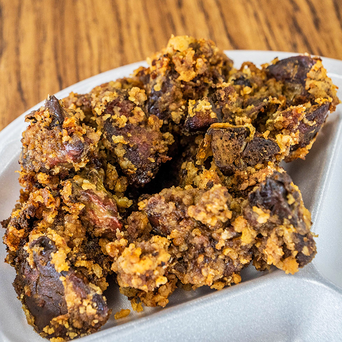 Chicken livers—the dish that separates casual fans from true chicken connoisseurs. Crispy, earthy, and unapologetically Southern in every bite.