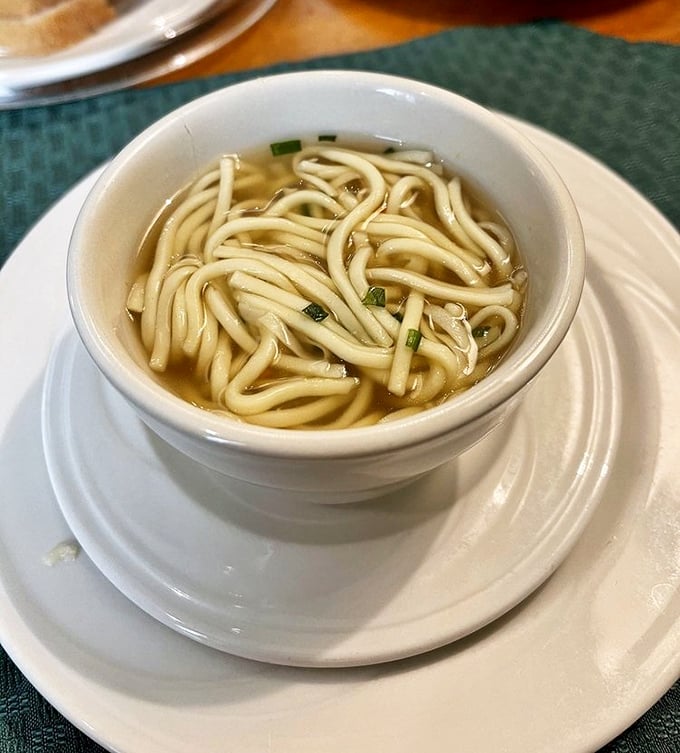 This chicken noodle soup isn't what your mom made when you had the sniffles&mdash;unless your mom was secretly a culinary genius hiding in Michigan.