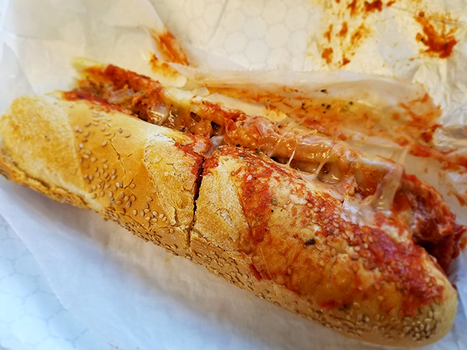 Layer upon layer of flavor &ndash; this chicken parm sandwich doesn't need white tablecloths to deliver a five-star experience.