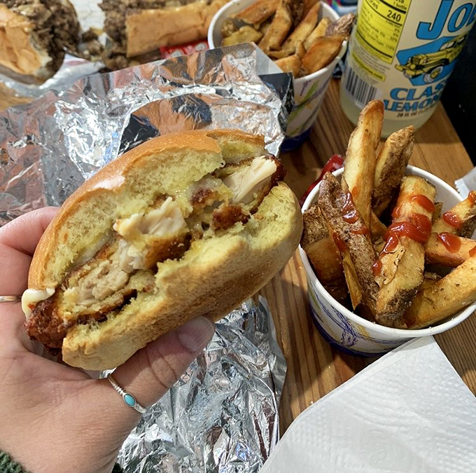 Behold the fried chicken sandwich that makes you wonder why you've been settling for less your whole life.
