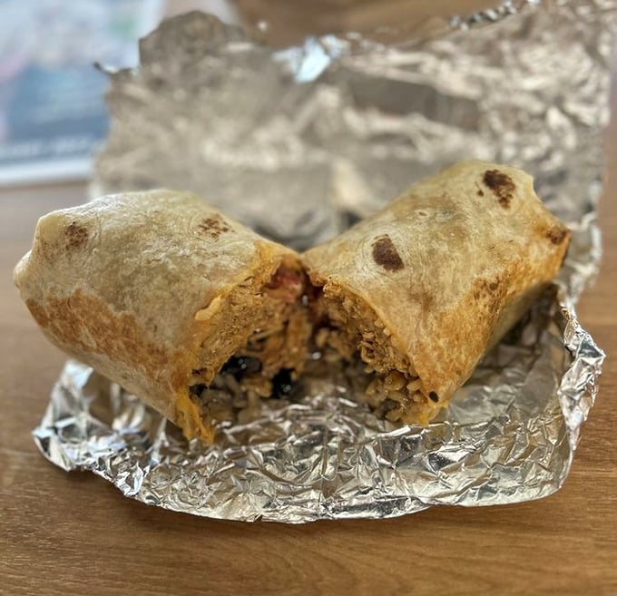 This burrito doesn't just satisfy hunger &ndash; it obliterates it. Perfectly wrapped like a present your taste buds have been waiting for.