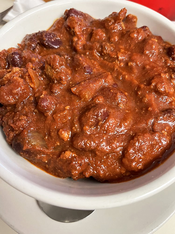 This isn't just chili&mdash;it's a warm hug in a bowl. The kind of comfort food that makes Midwest winters bearable.