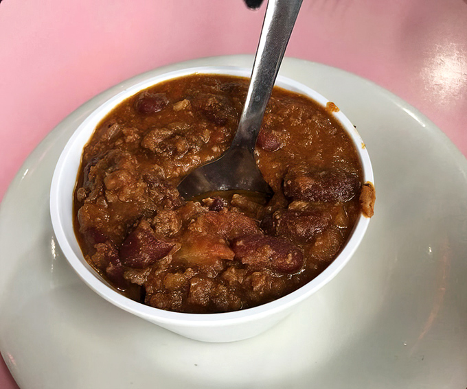 This isn't just chili&mdash;it's a spicy, meaty meditation in a bowl that would make even the most dedicated bean counters lose track of their calculations.
