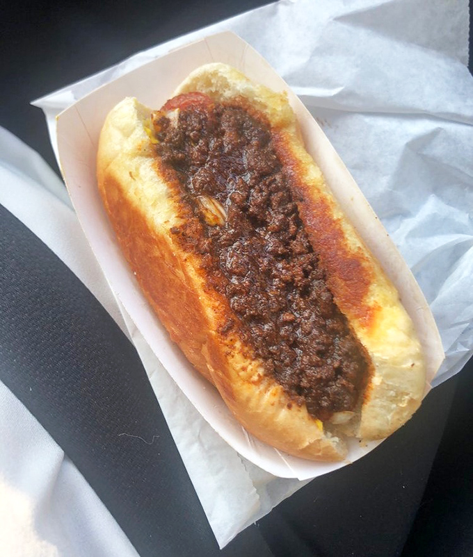 The chili dog: America's most democratic food. No utensils required, just a willingness to embrace delicious messiness and possibly a few napkins.