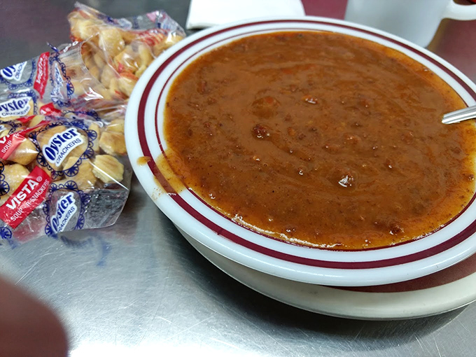 Nothing says Michigan comfort like a steaming bowl of chili that warms you instantly.